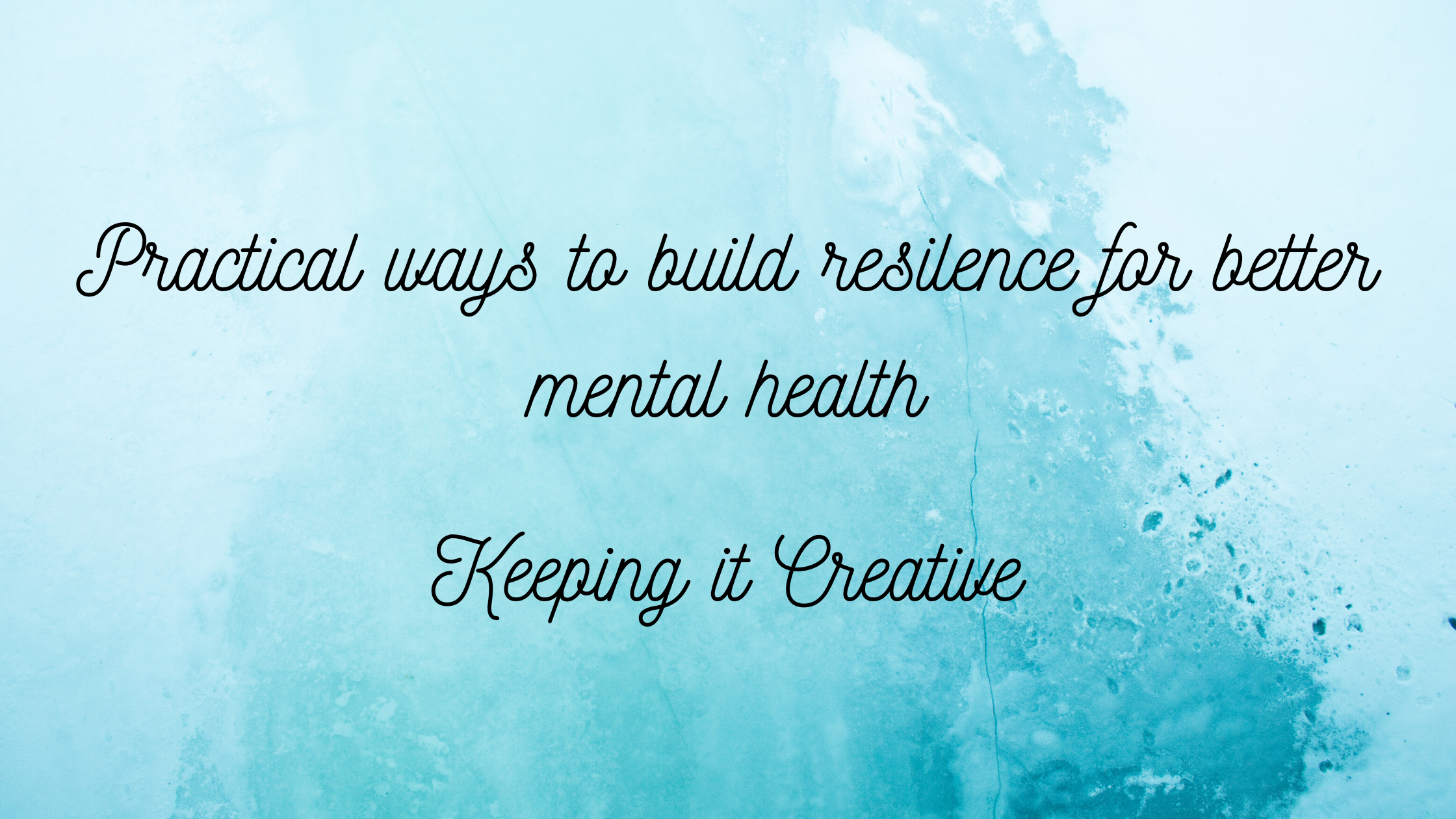 Monday Matters: Practical ways to build resilience for better mental ...