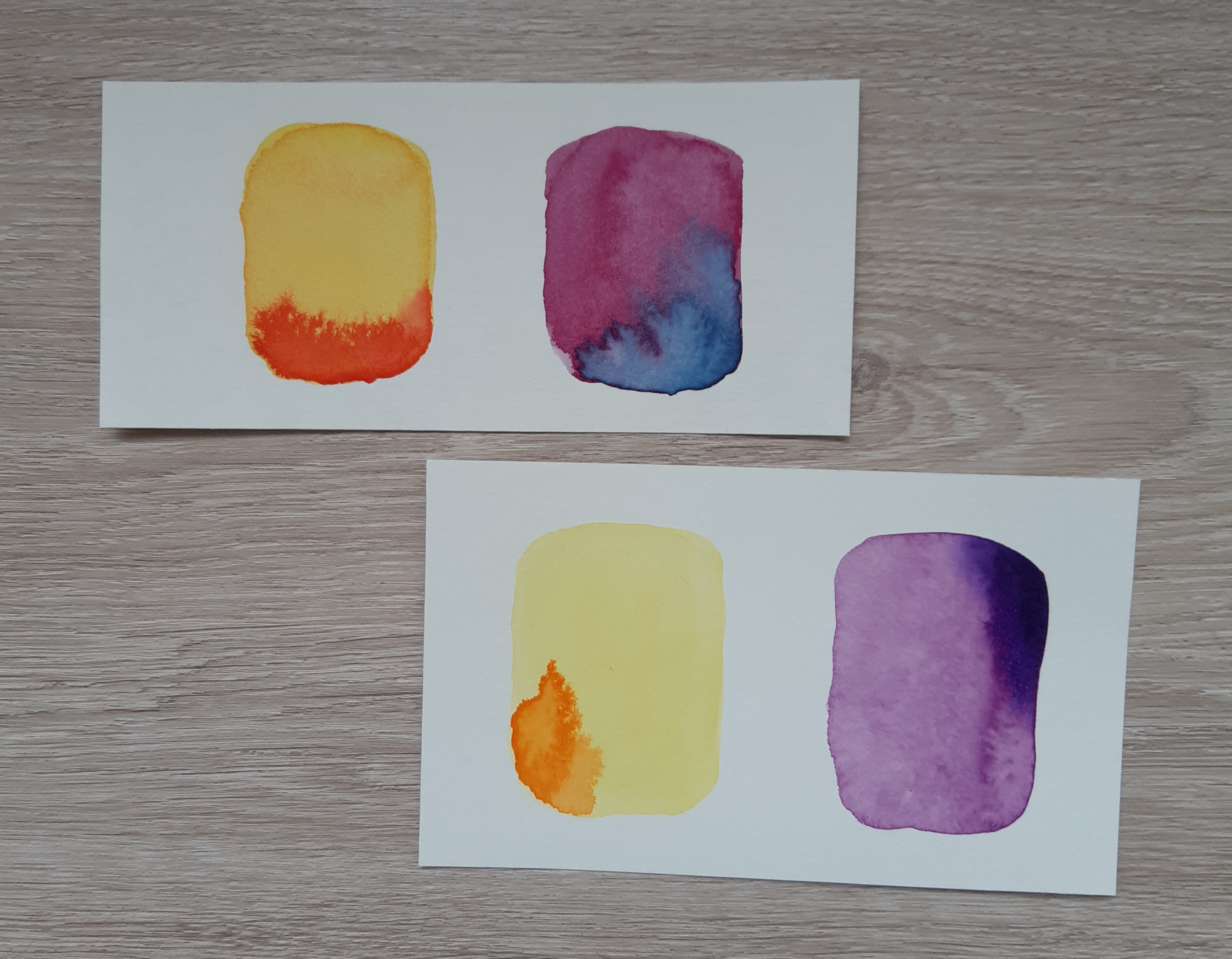 Back to basics: Watercolour techniques Days 1, 2 and 3. More colour ...