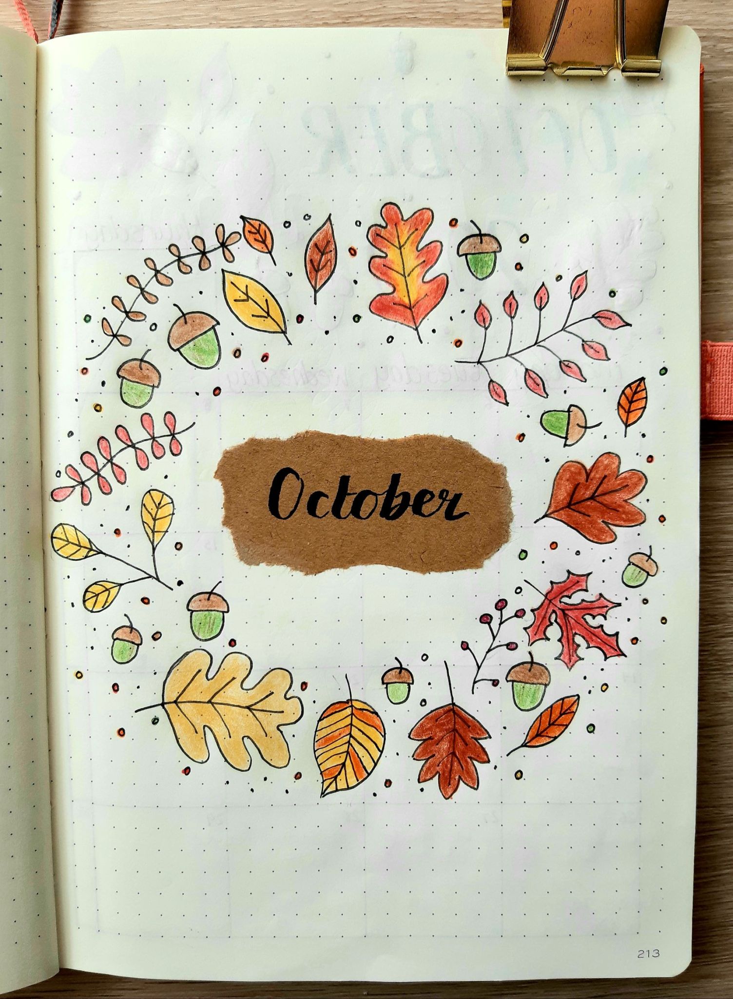 Setting up my bullet journal for October: Autumn theme – Keeping it ...