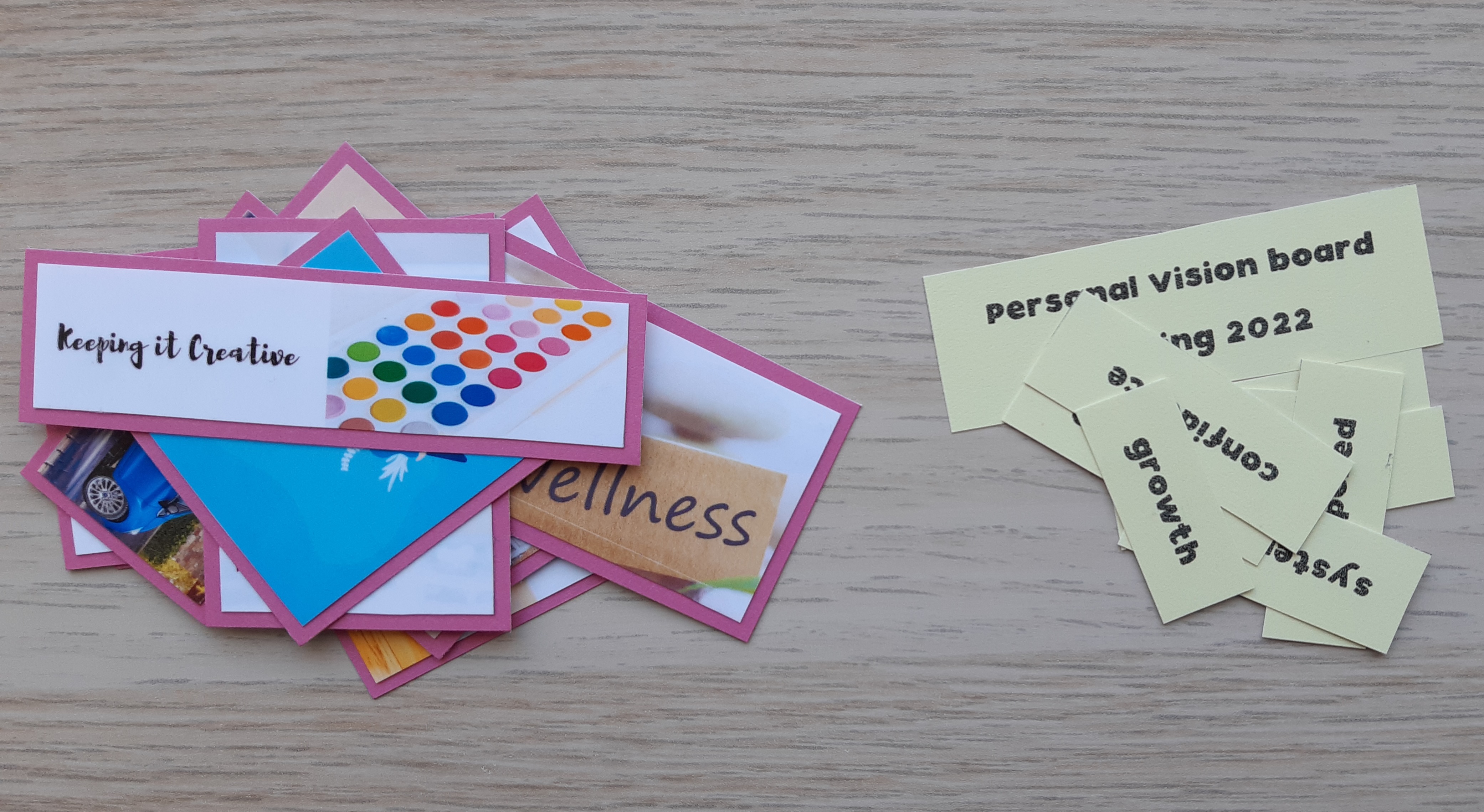 Vision board – Keeping it creative